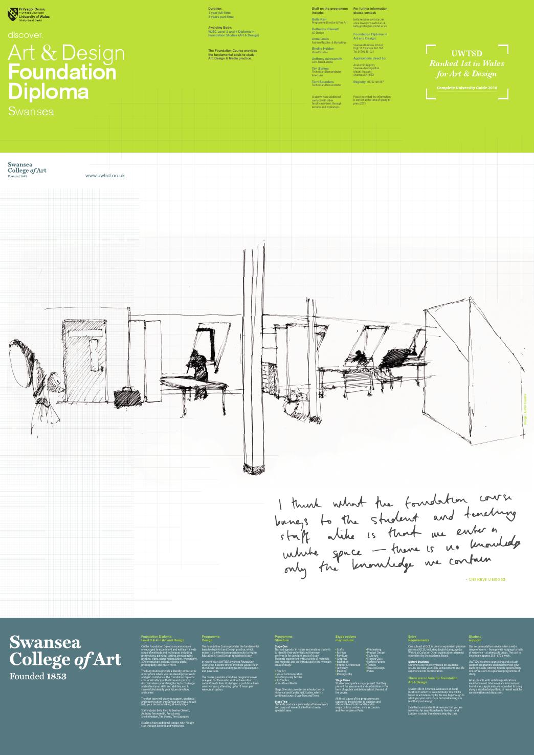 Foundation Art & Design -Swansea College of Art - UWTSD by University ...