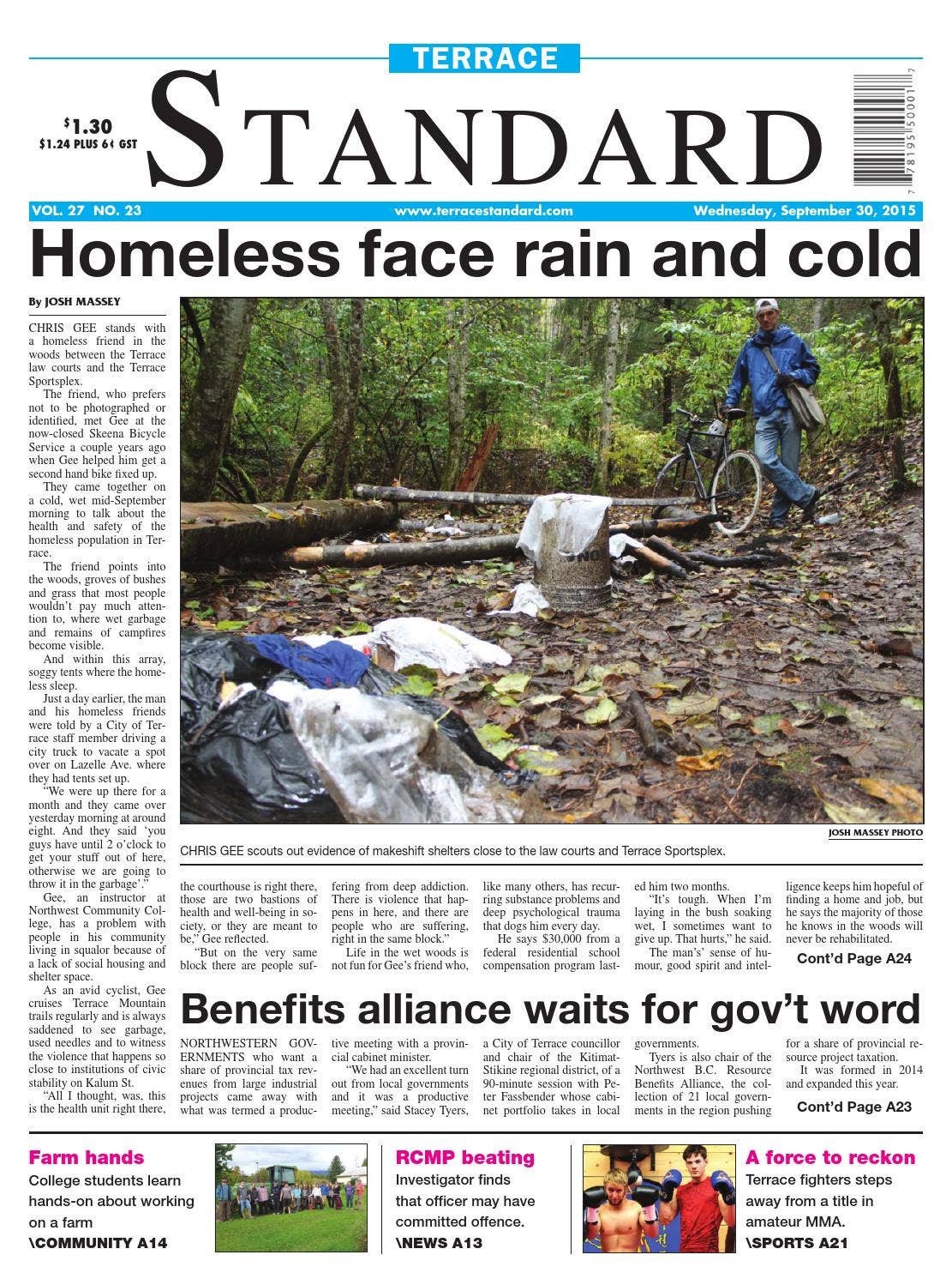 Terrace Standard, September 30, 2015 by Black Press Media Group - Issuu