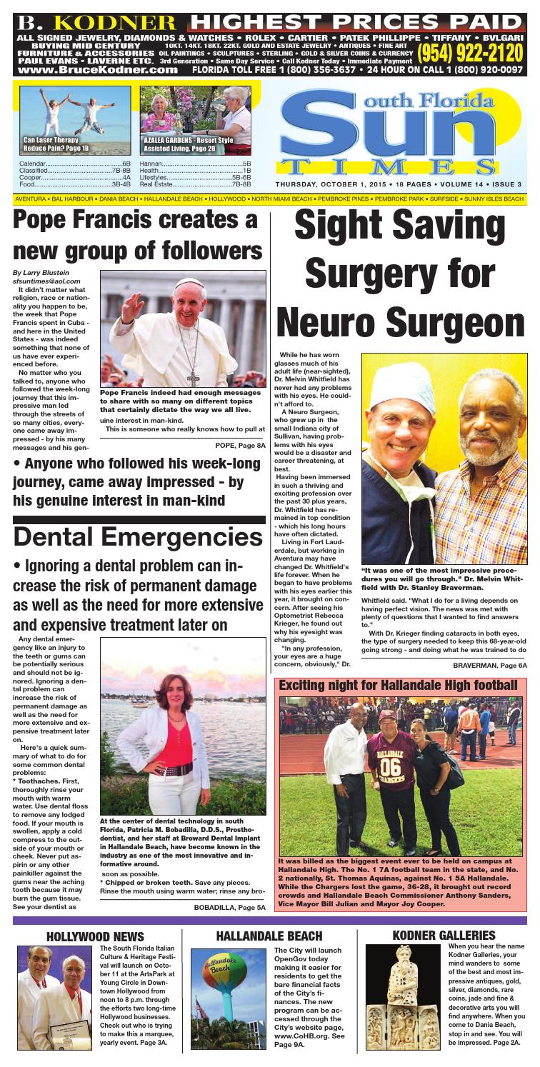 10 01 15 Sun Times Issue by The South Florida Sun Times Newspaper - Issuu