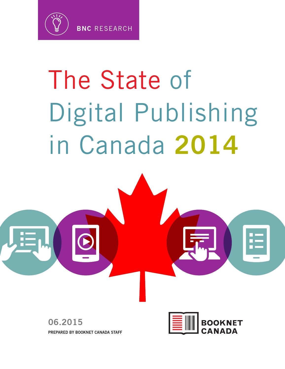 The State of Digital Publishing in Canada 2014 by BookNet Canada - Issuu