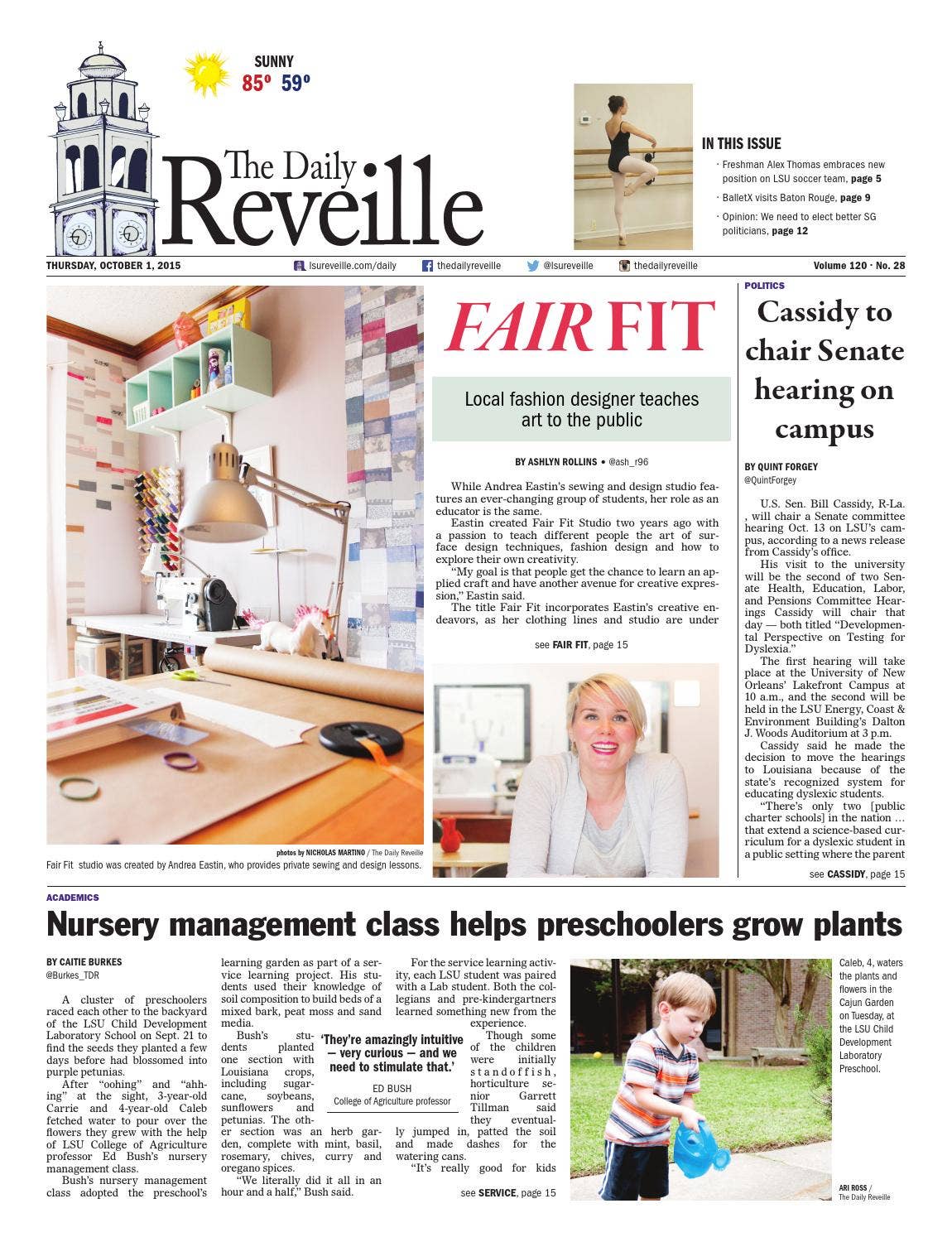 The Daily Reveille - October 1, 2015 by Reveille - Issuu
