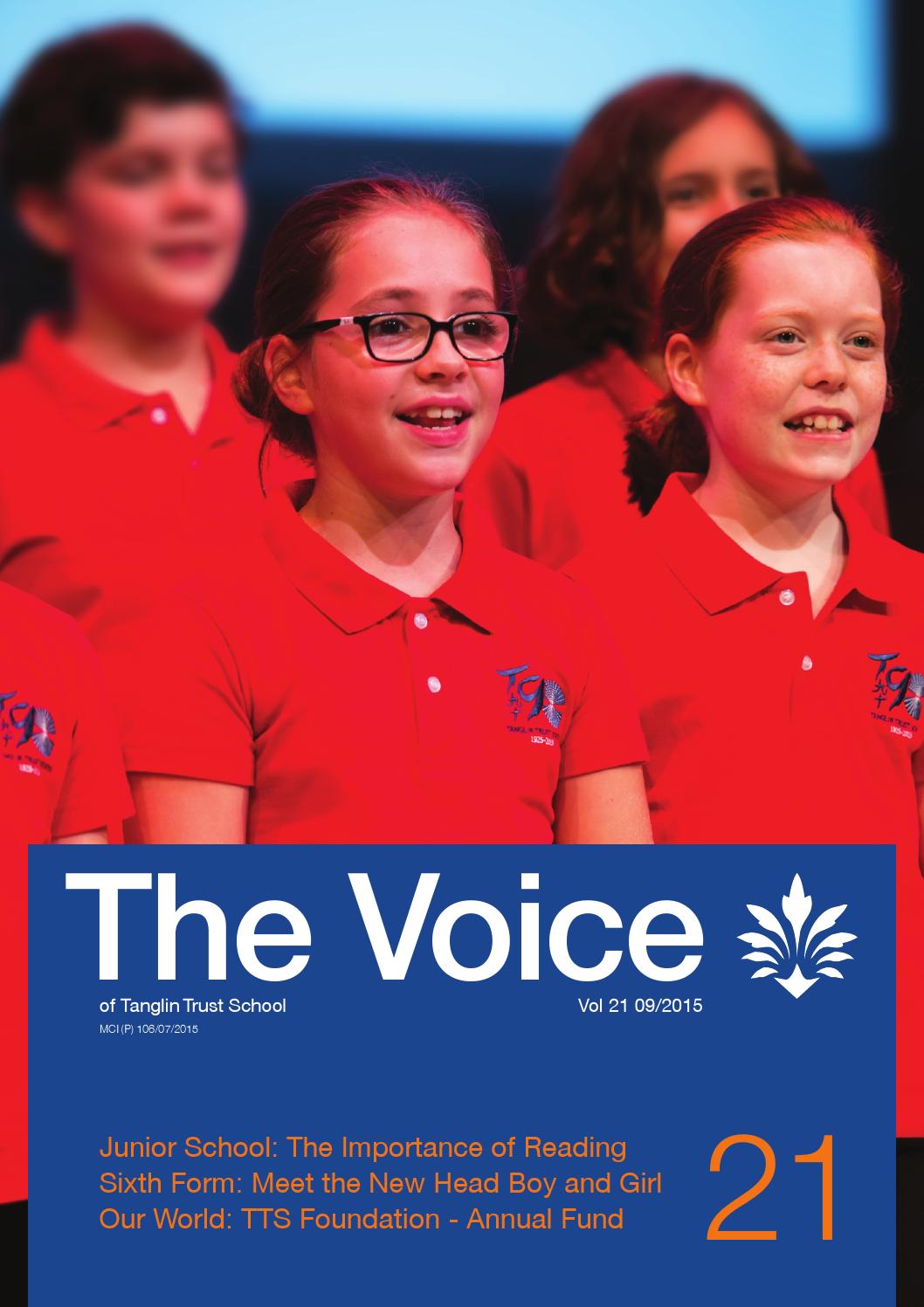 The Voice 21 by Tanglin Trust School - Issuu