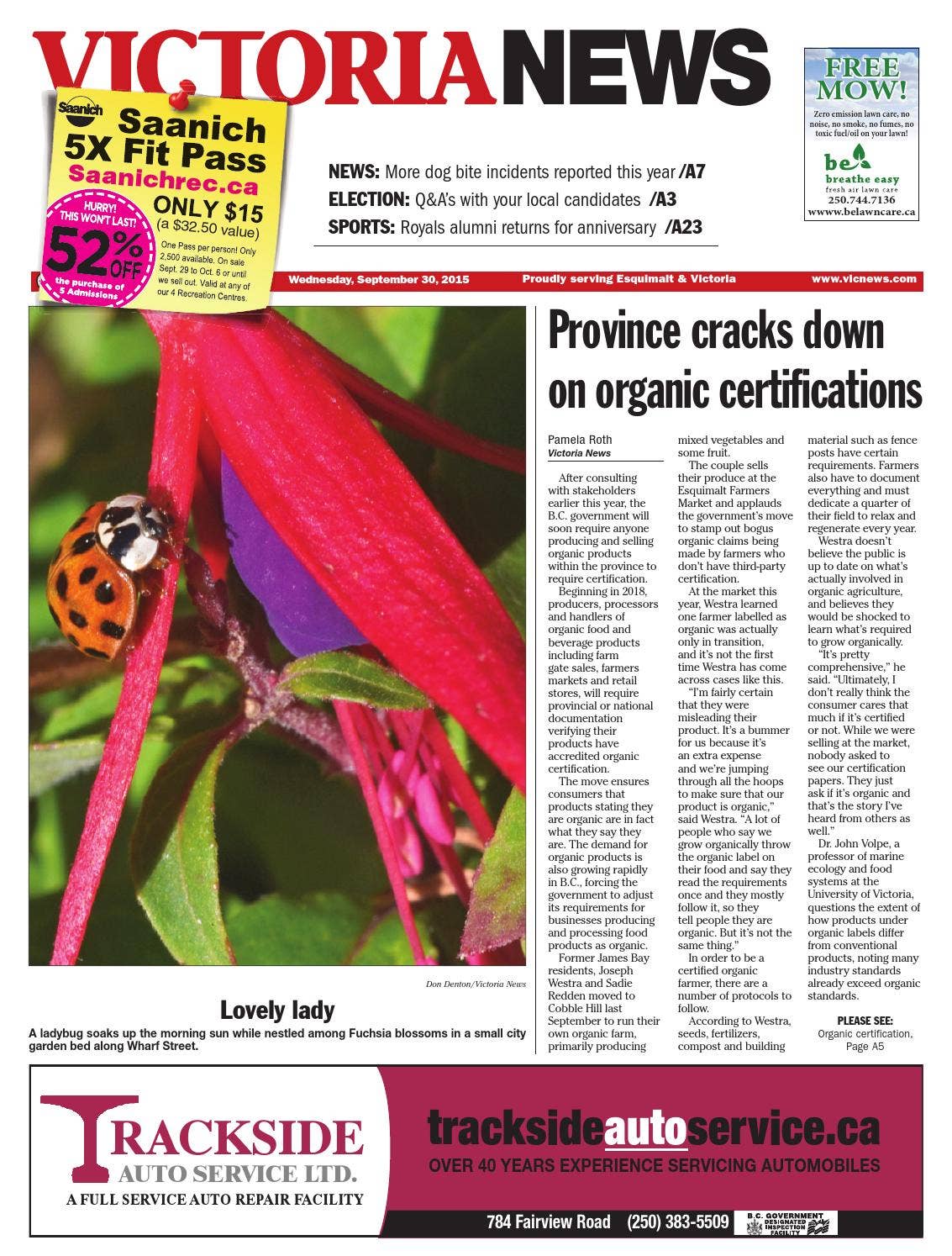 Victoria News, September 30, 2015 by Black Press Media Group - Issuu
