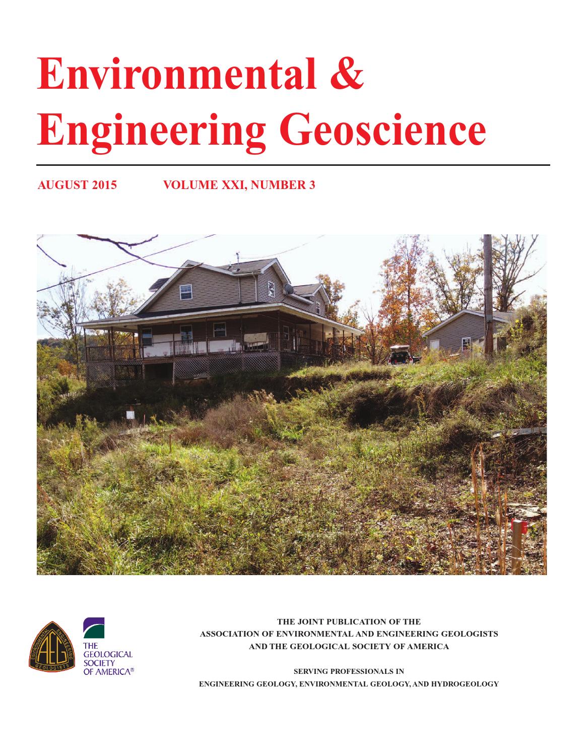 Environmental & Engineering Geoscience by Association of Environmental ...
