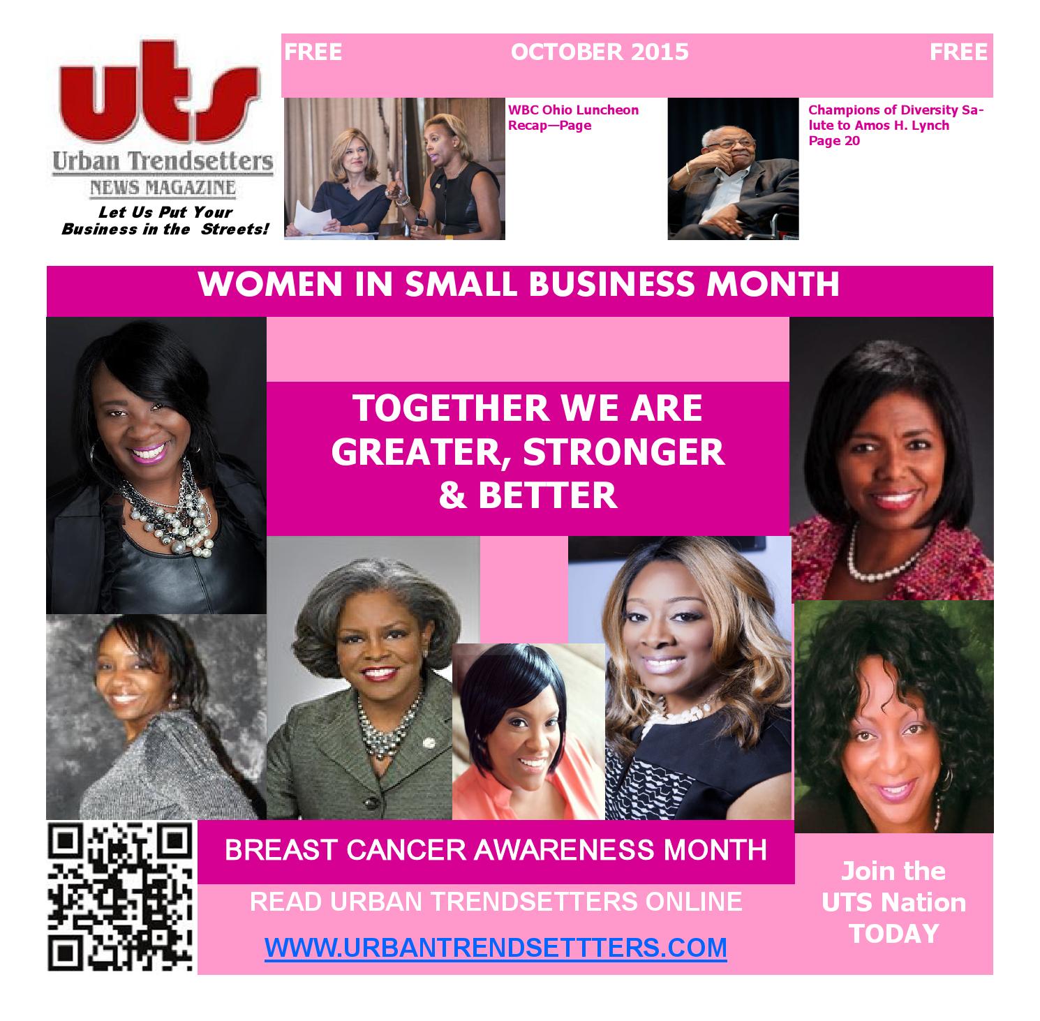 Urban Trendsetters October 2015 by Urban Trendsetters News magazine - Issuu