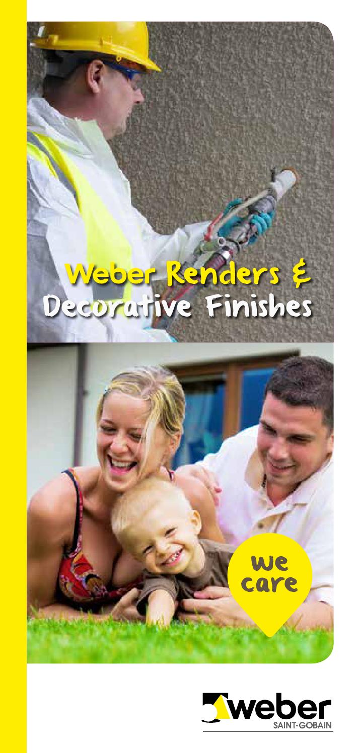 Renders & Decorative Finishes Guide by Weber - Issuu