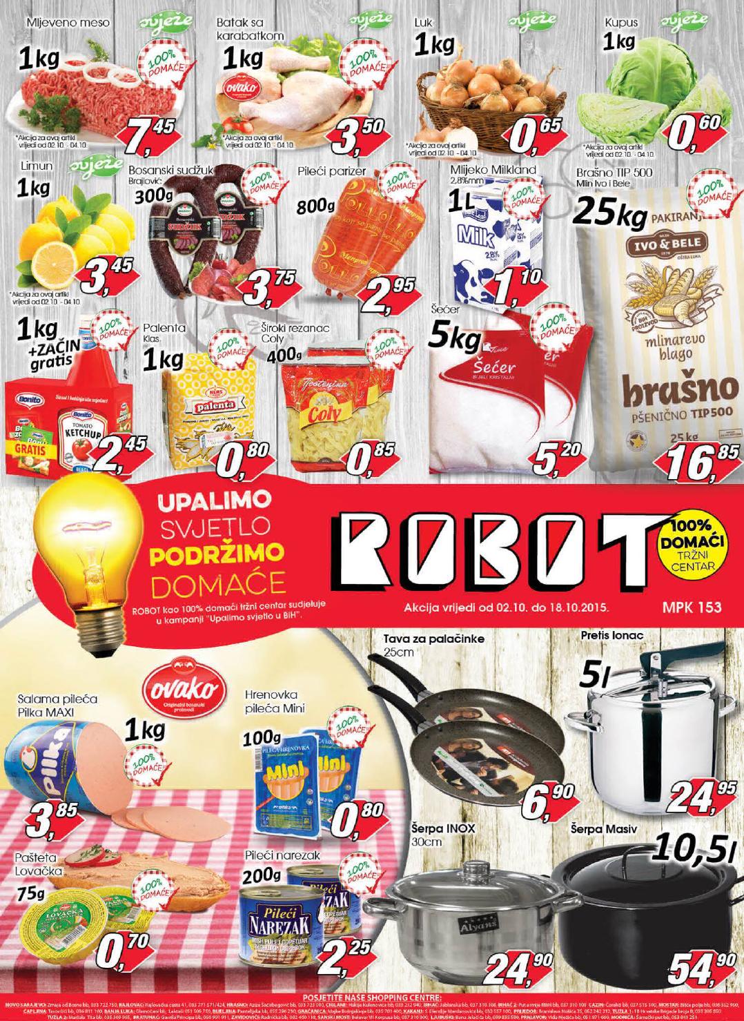 Robot katalog akcija od 02.-18.10.2015. by Bakmaz, Boso, NTL - Issuu