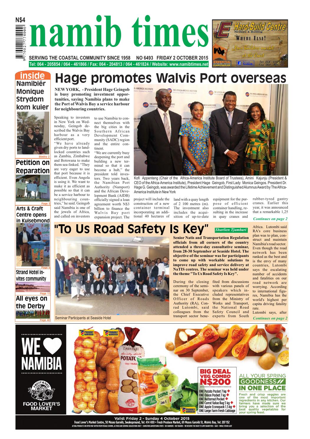 02 october namib times e edition by Namib Times Virtual - Issuu