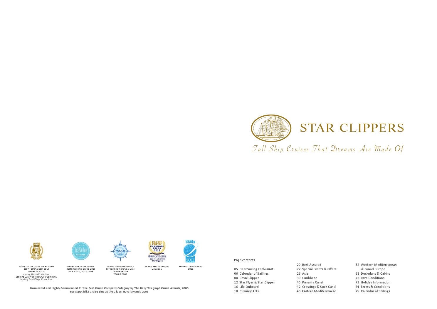 Star Clippers Main Brochure 2016/17 by Fred. Olsen Travel - Issuu