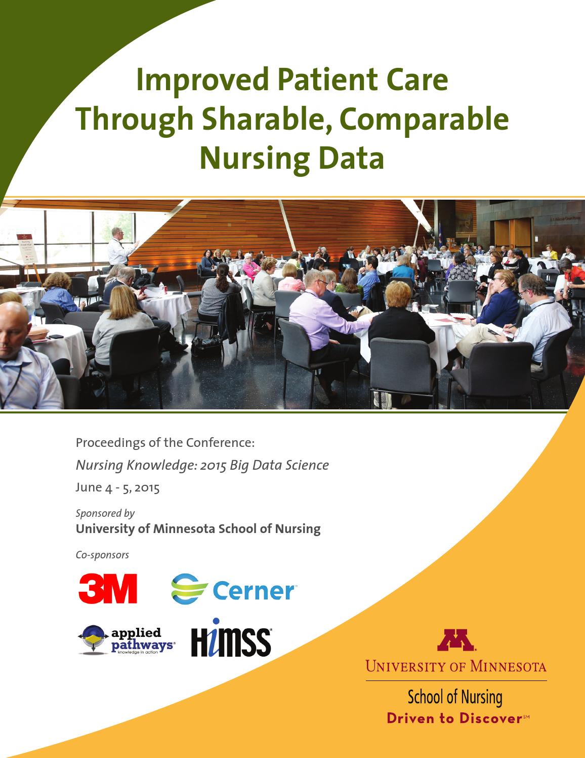 Improved Patient Care Through Sharable, Comparable Nursing Data by School of Nursing - Issuu