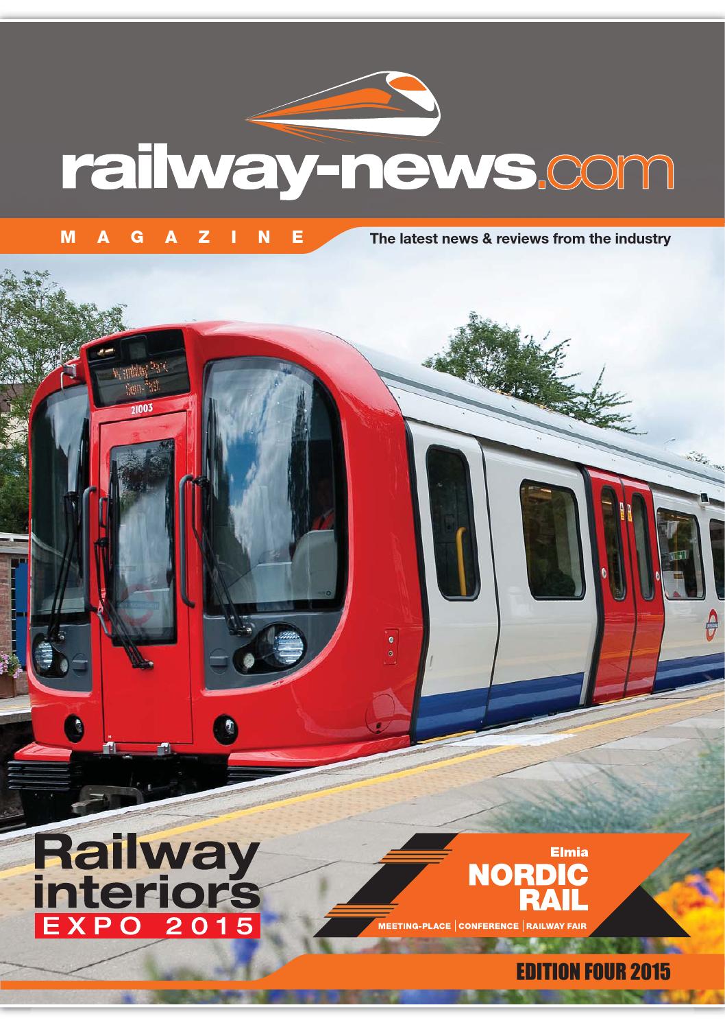 Railway news magazine nordic rail edition 4 2015 layout 5 by a2b Global Media - Issuu