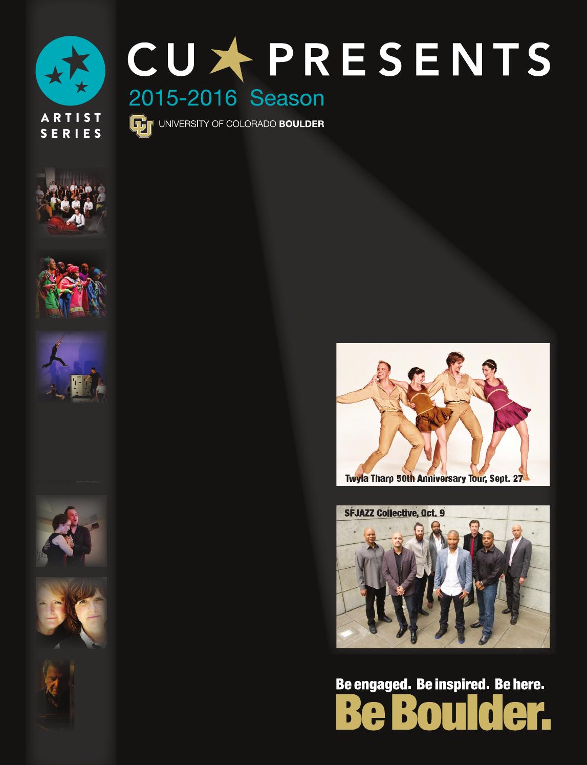 CU Presents Magazine Artist Series Fall 2015, Oct. 9, 2015 by The ...