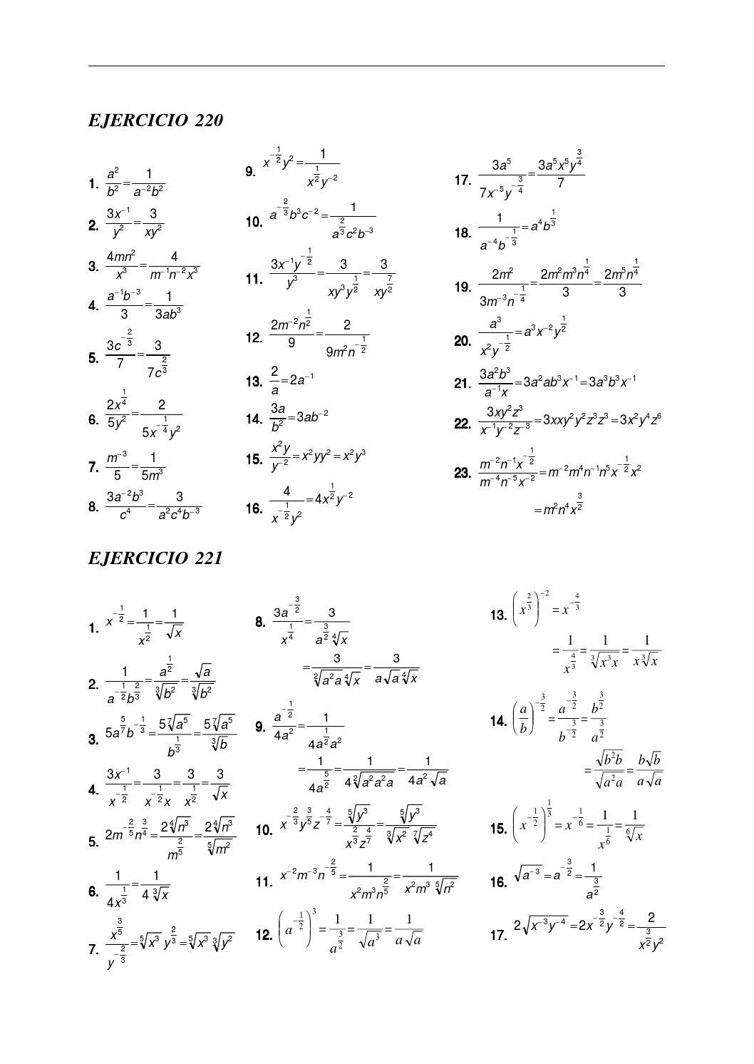 Guía de ejercicios resueltos de algebra de baldor by Arnoldo Romero - Issuu