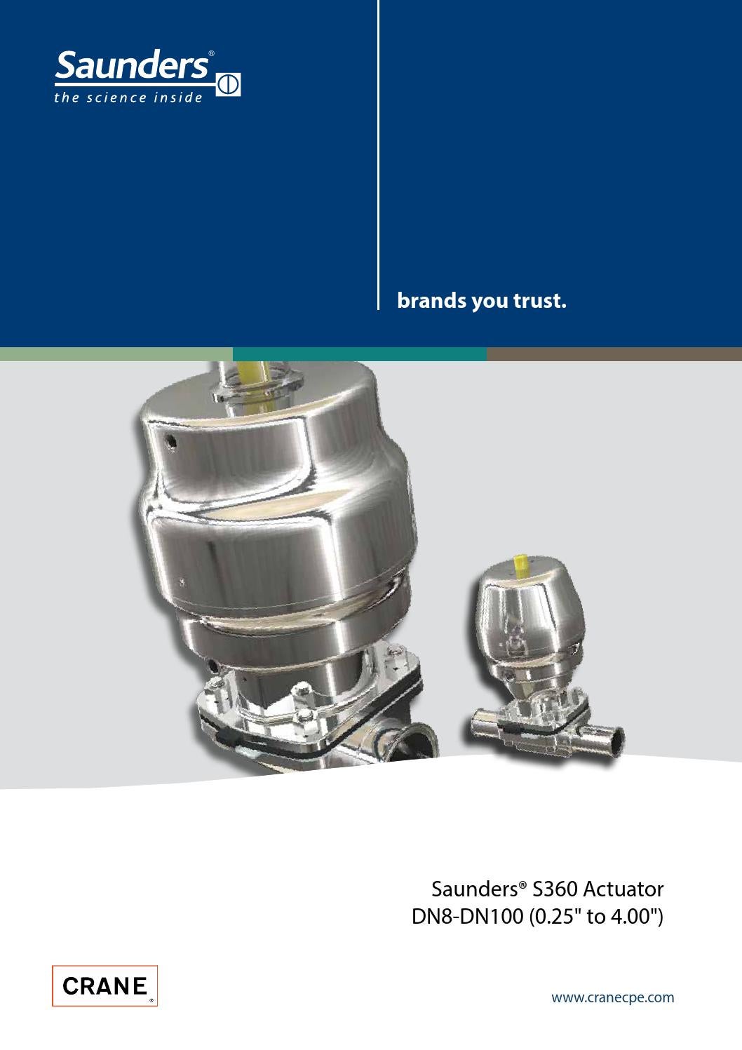 Saunders s360 Actuator DN8 DN100 ERIKS by ERIKS Nederland - Issuu