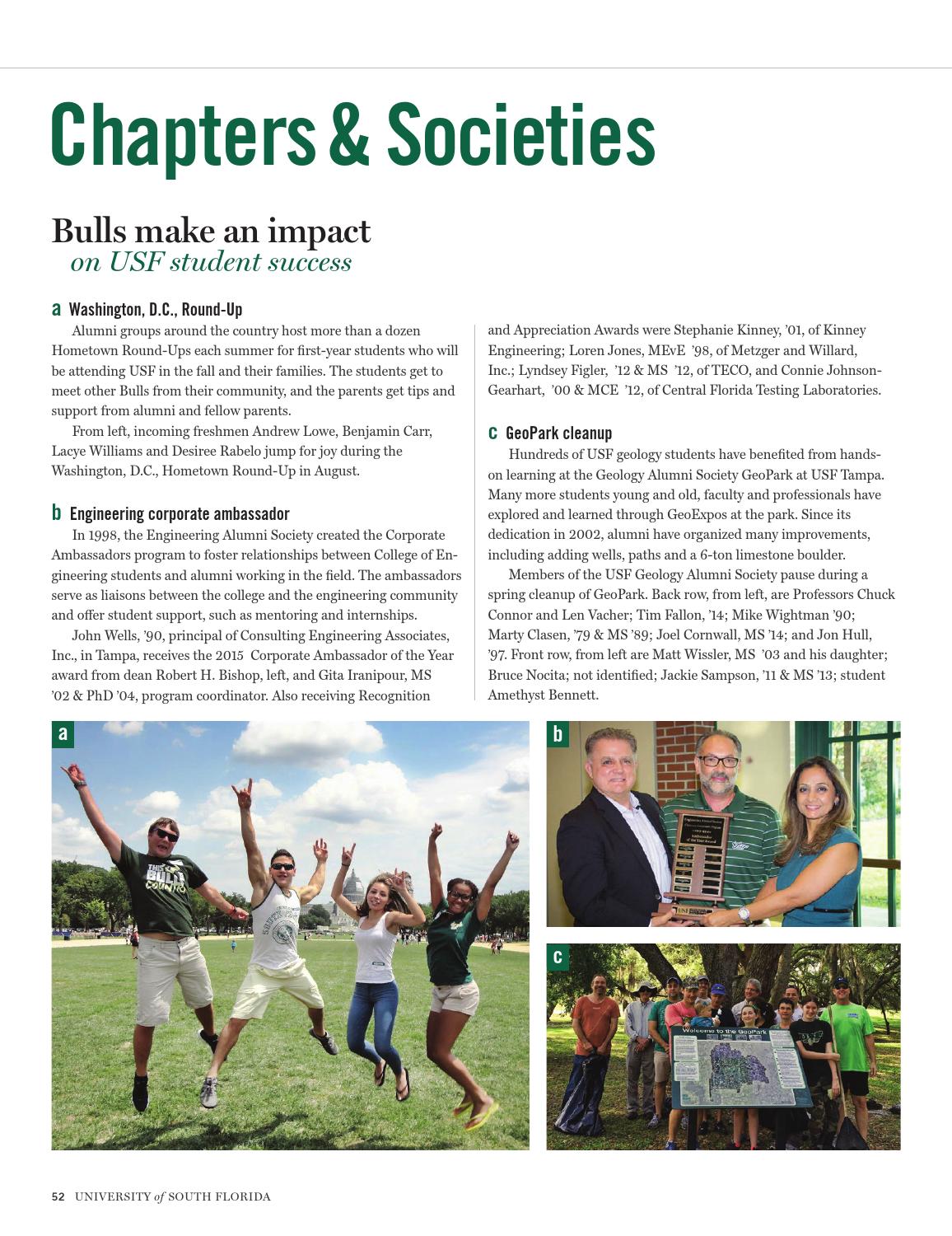 USF The Official Magazine of the USF Alumni Association by USF magazine ...