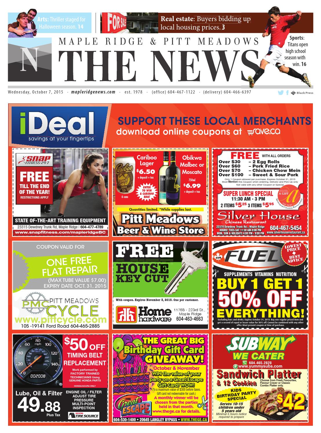 Maple Ridge News, October 07, 2015 by Black Press Media Group - Issuu