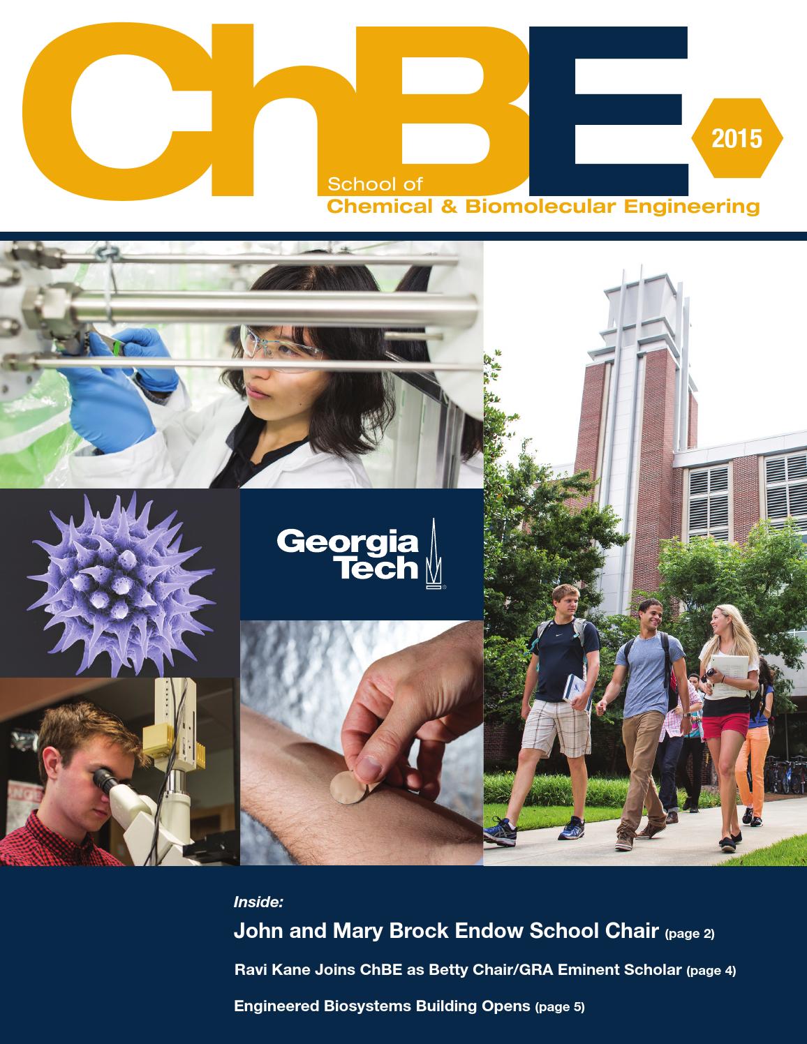 107507 chbe by School of Chemical & Biomolecular Engineering at Georgia ...