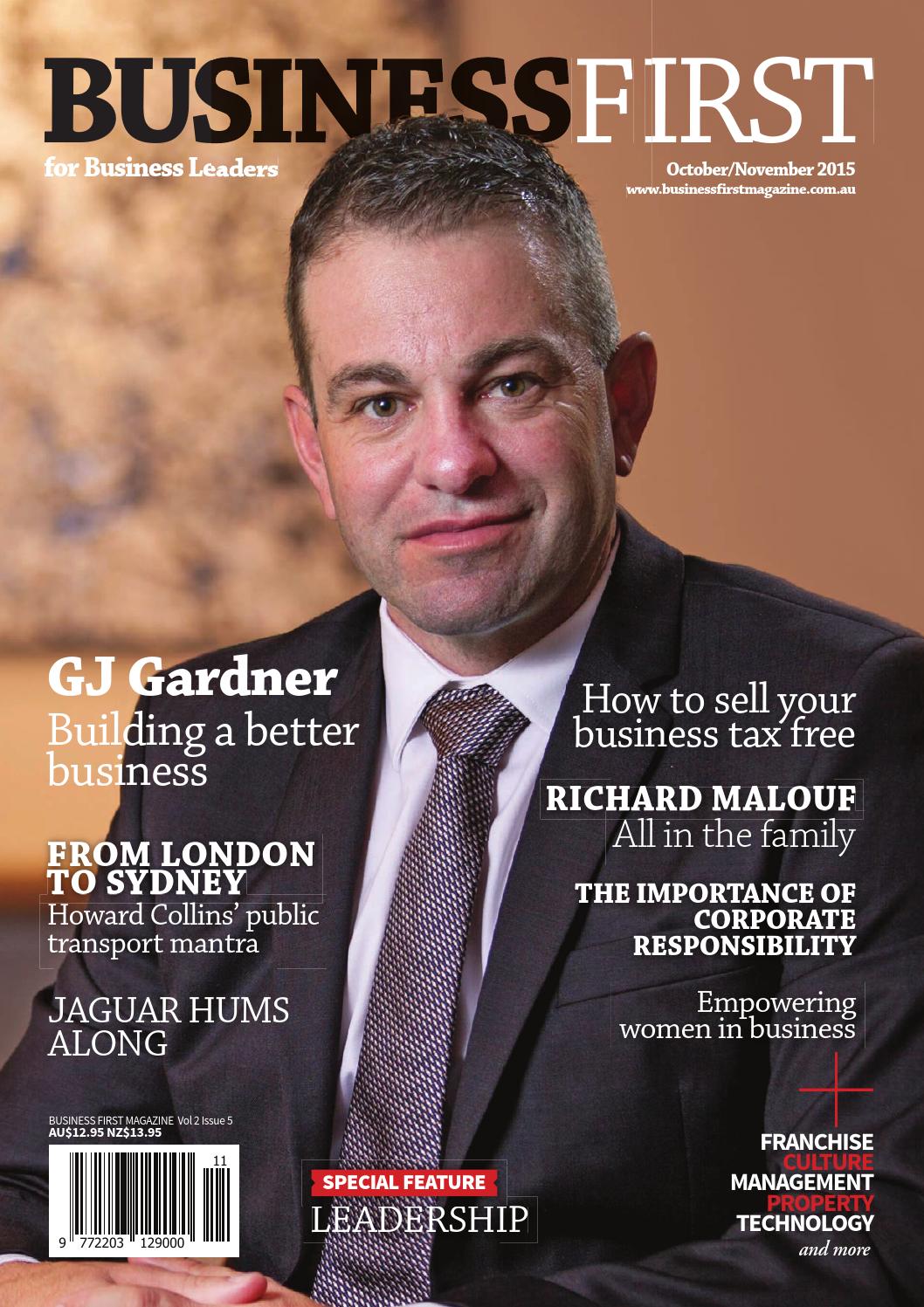 Business First Magazine - Oct/Nov 2015 by Associated Media Group Pty ...
