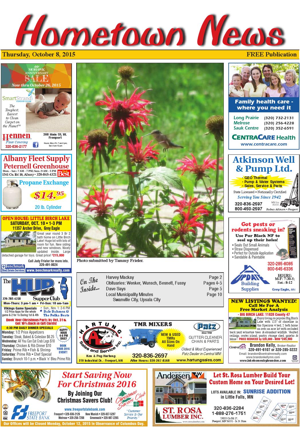 Hometown News Oct. 8, 2015 by Hometown News - Issuu