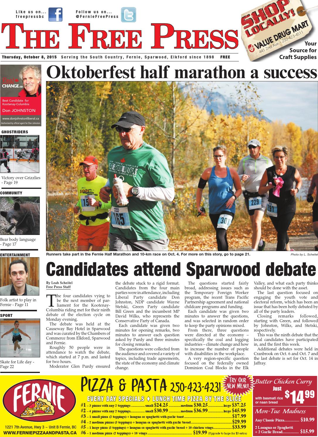 The Free Press, October 08, 2015 by Black Press Media Group - Issuu