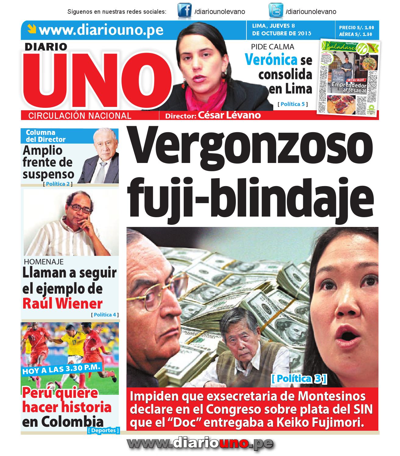 Diario UNO - 08 OCtubre 2015 by Diario UNO - Issuu