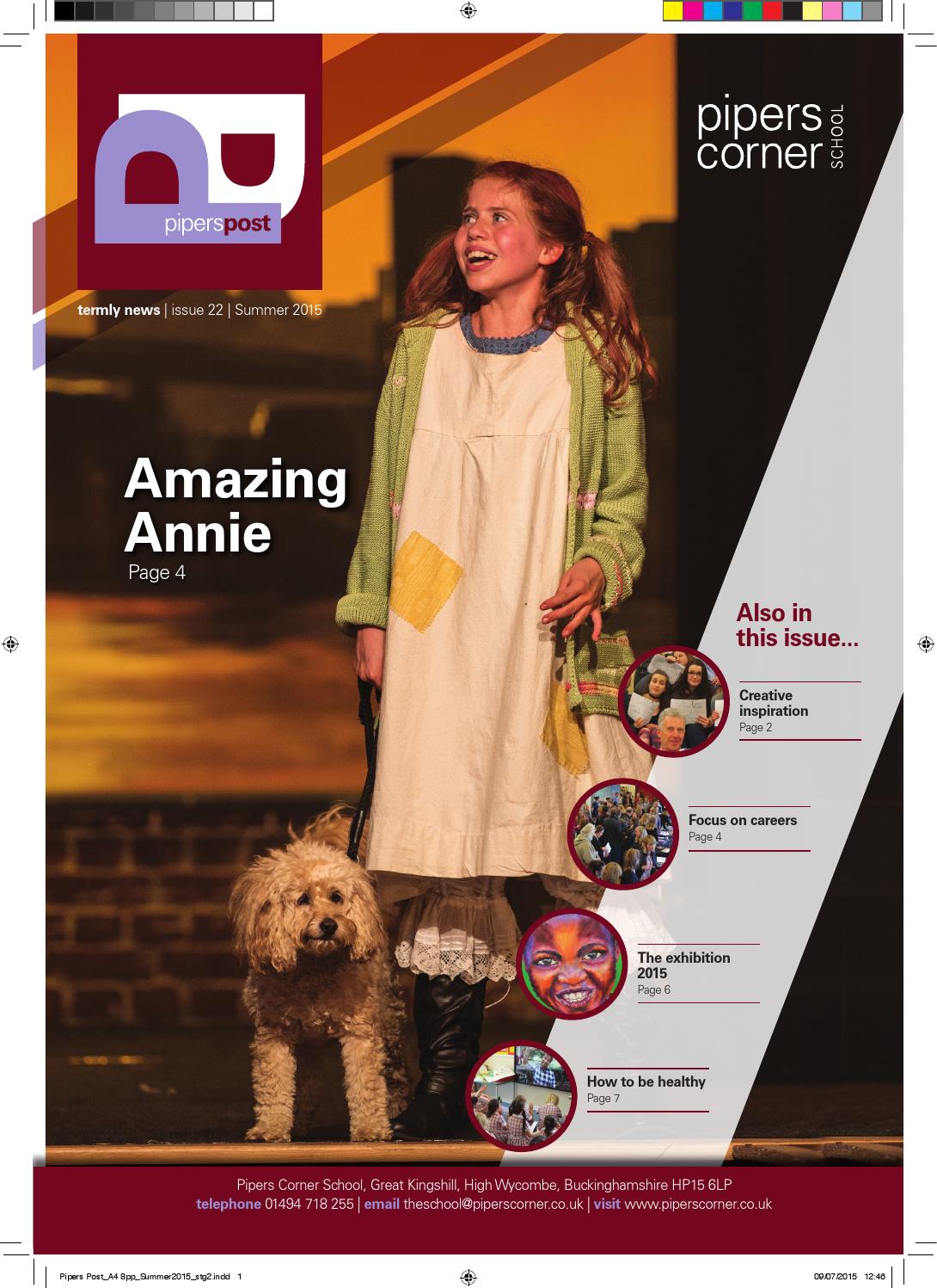 Pipers Post Summer 2015 by Pipers Corner School - Issuu