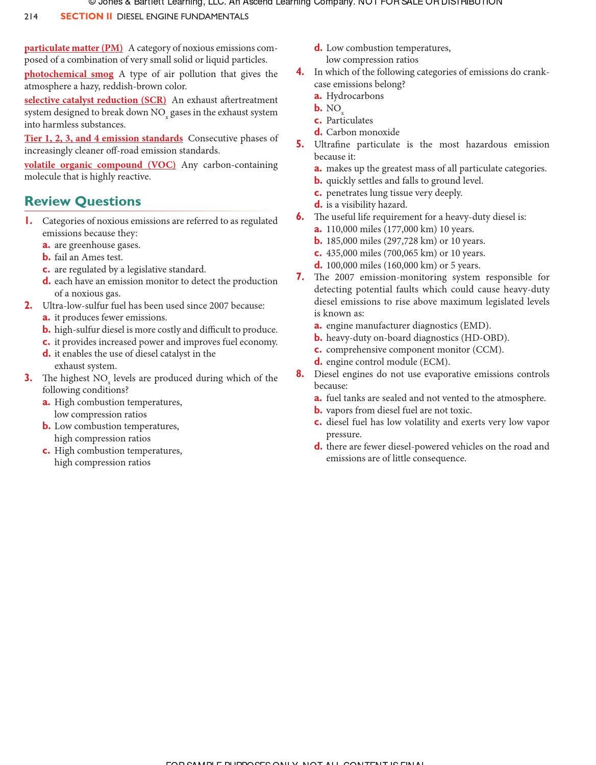 CDX Automotive Sample Chapters: Section 2 by Jones & Bartlett Learning ...