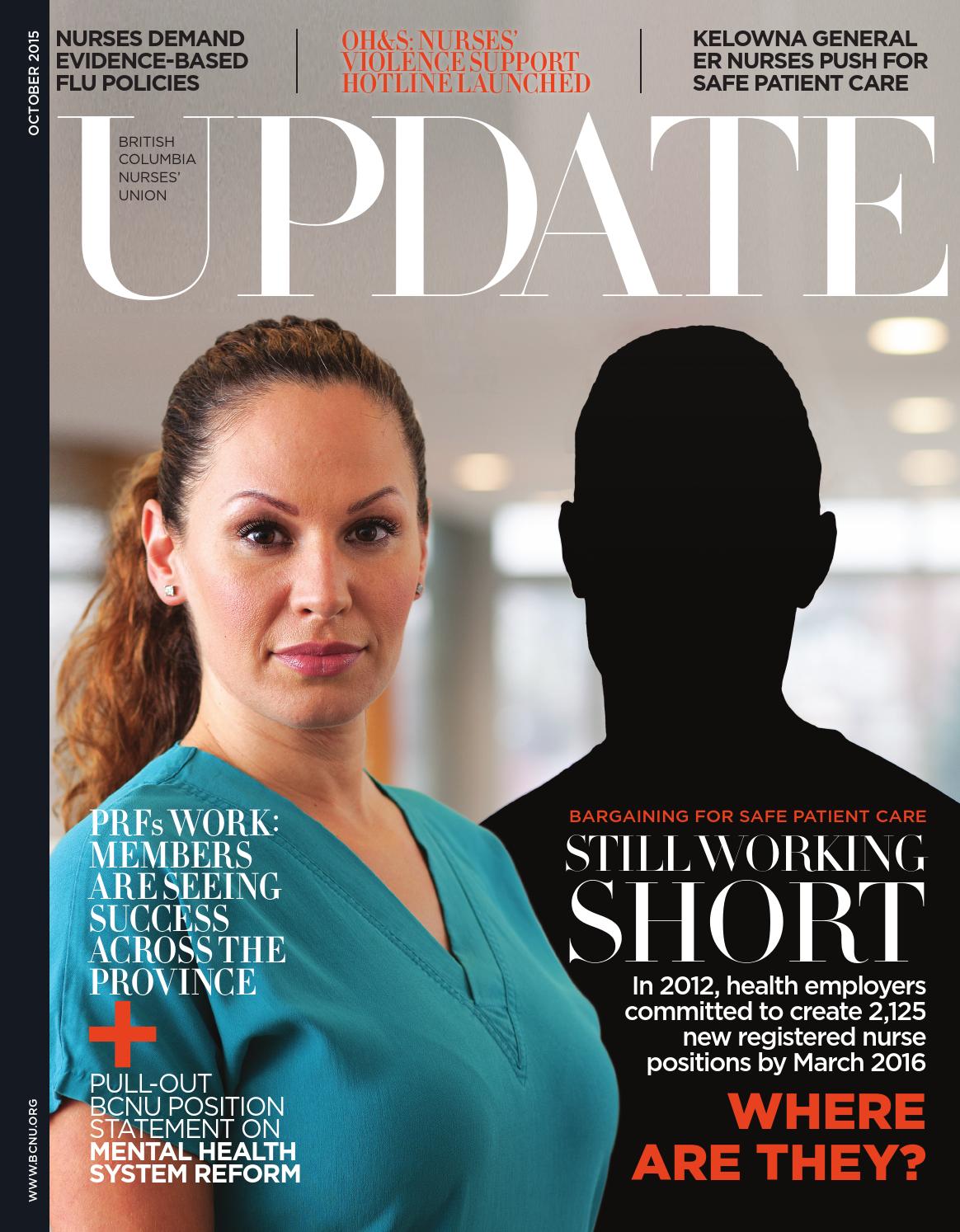 BCNU Update Magazine October 2015 by BC Nurses' Union - Issuu