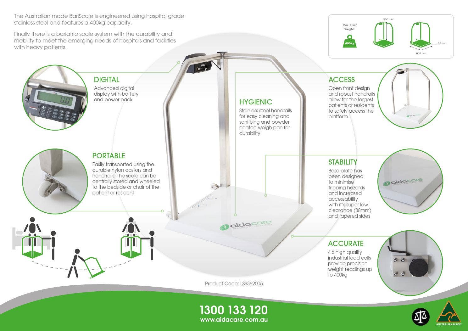 Aidacare BariScale - Bariatric Weigh Scale by Aidacare - Issuu