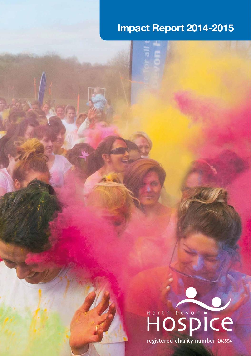 North Devon Hospice Impact Report 2014/2015 by North Devon Hospice - Issuu
