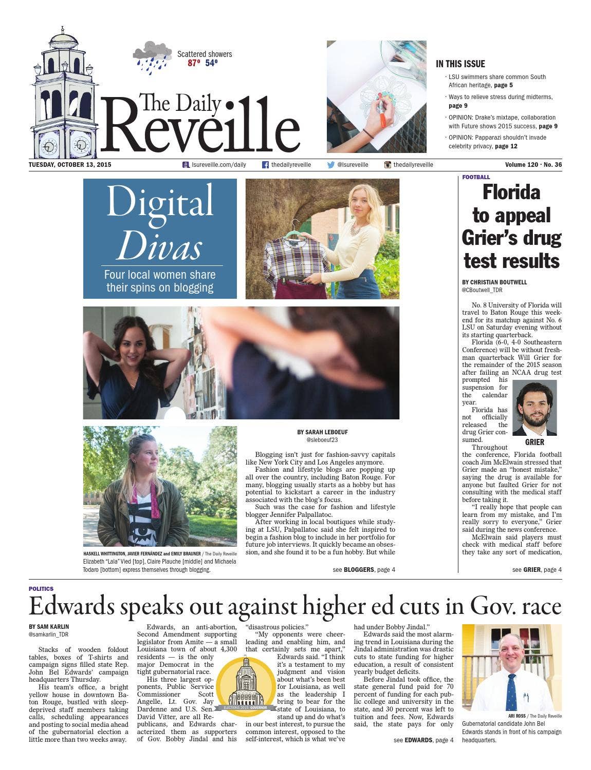 The Daily Reveille 10-13-15 by Reveille - Issuu