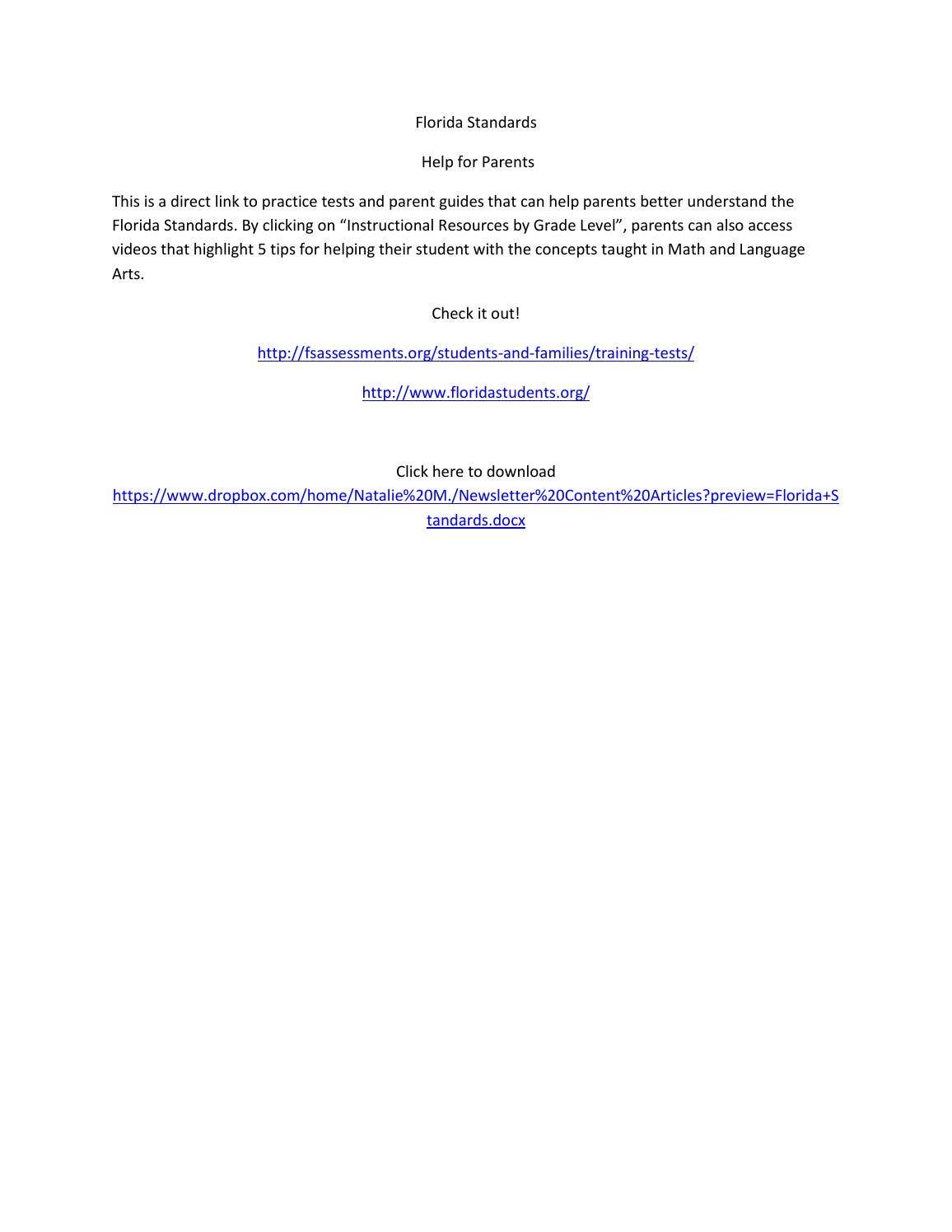 Florida Standards by Academy Publishing, Inc. - Issuu