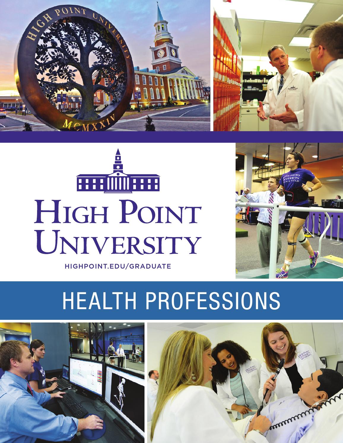 High Point University Graduate School Health Professions Programs by ...