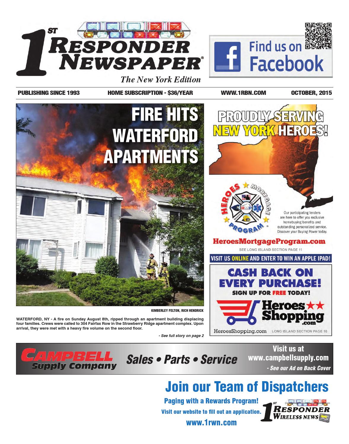 1st Responder Newspaper New York October Edition by Belsito ...