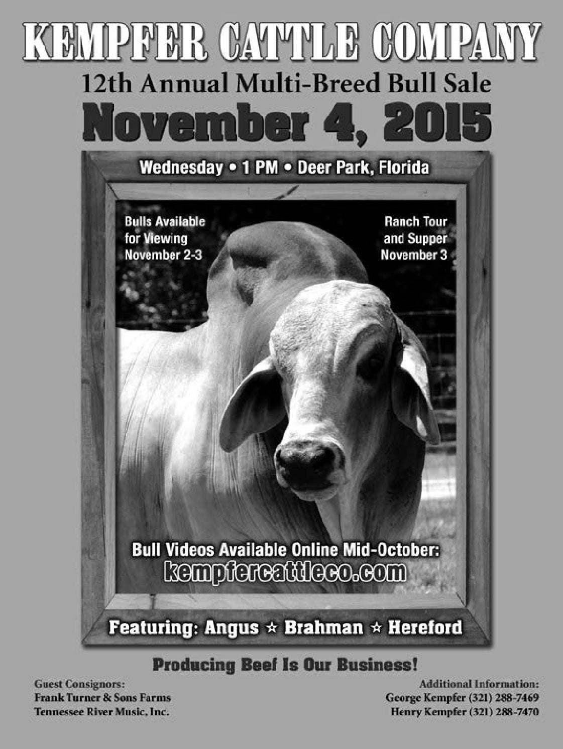 2015 Kempfer Cattle Company Sale Catalog by Ranch House Designs - Issuu