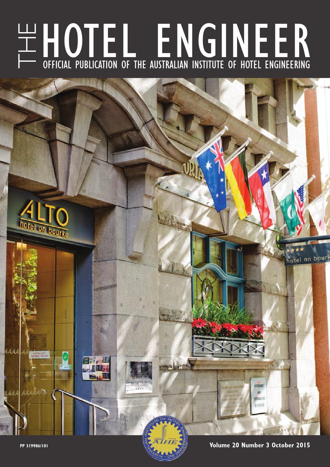 Hotel Engineer Volume 20 Number 3 by Adbourne Publishing - Issuu