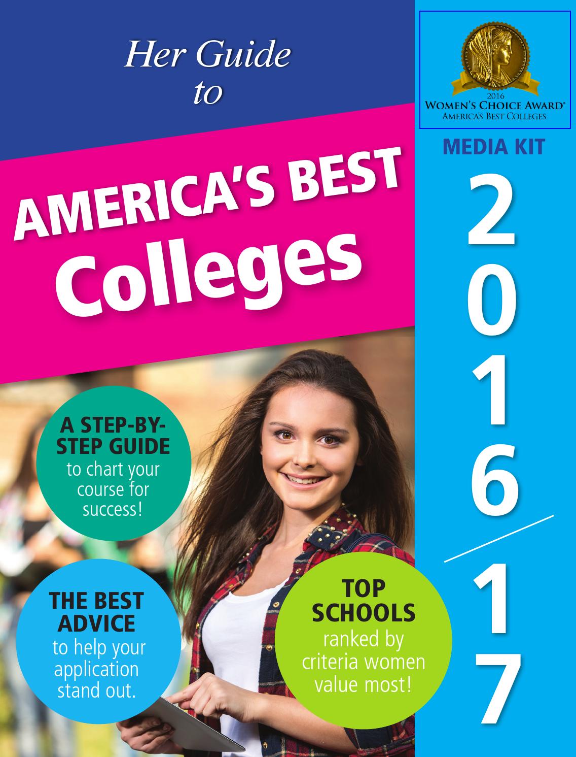 WCA Her Guide to America's Best Colleges 2016 Media Kit by Alive ...