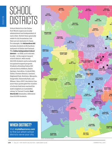 Dallas School District Map