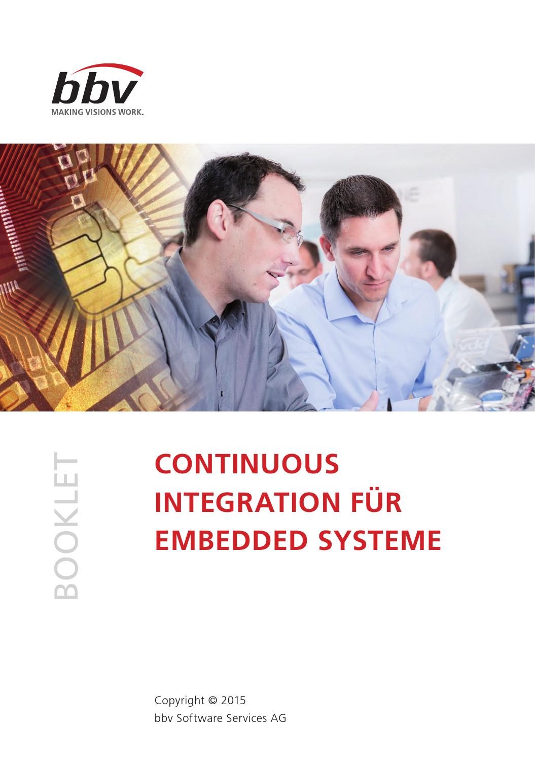 Continuous integration für embedded systeme by bbv Software Services - Issuu