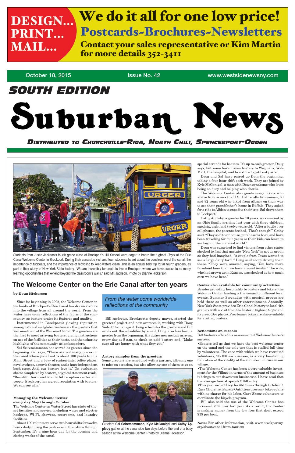 Suburban News South Edition - October 18, 2015 by Westside News Inc ...