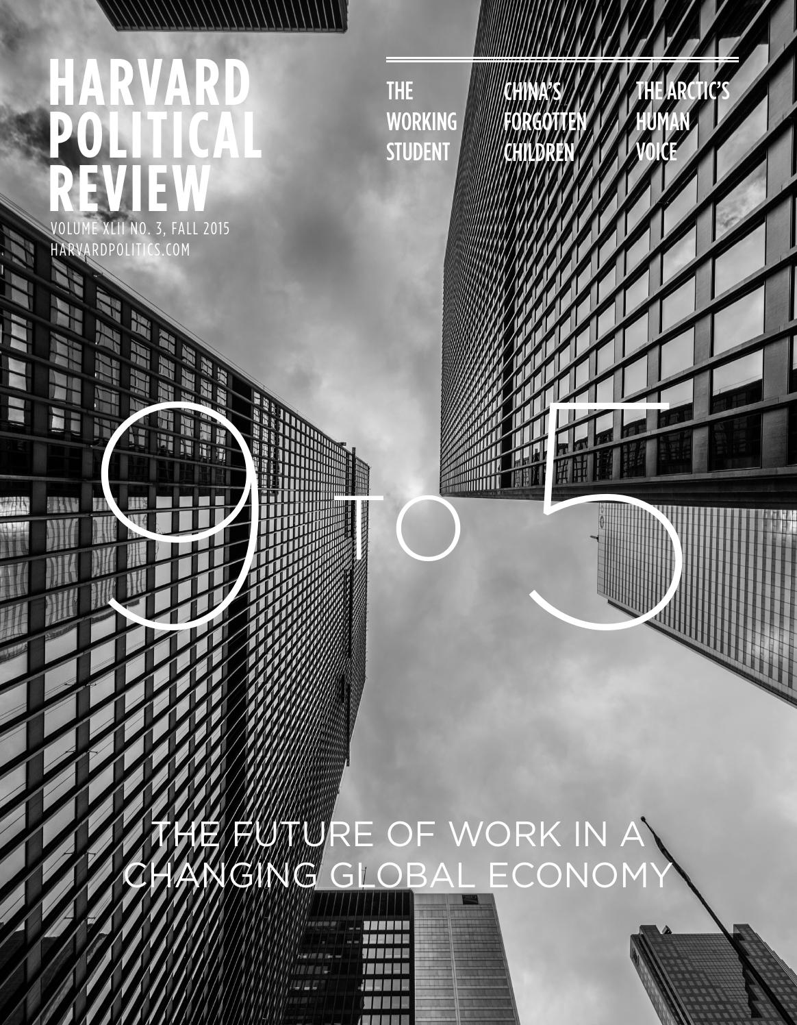 Fall 2015 by The Harvard Political Review - Issuu
