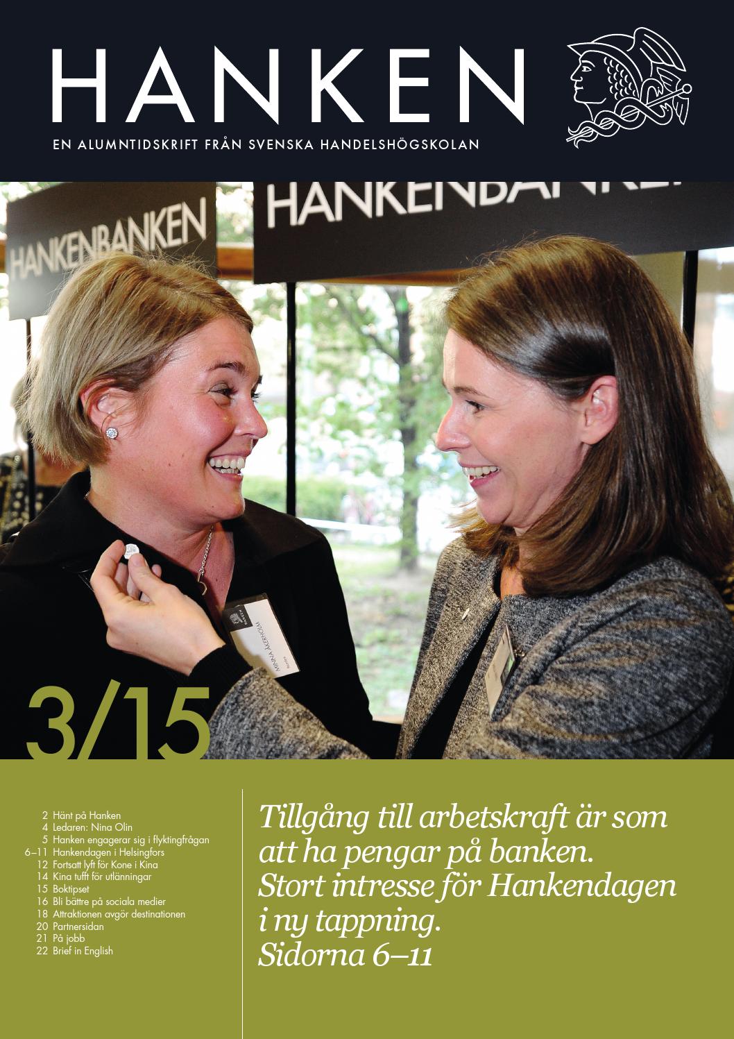 Hanken #3/2015 by Hanken School of Economics - Issuu