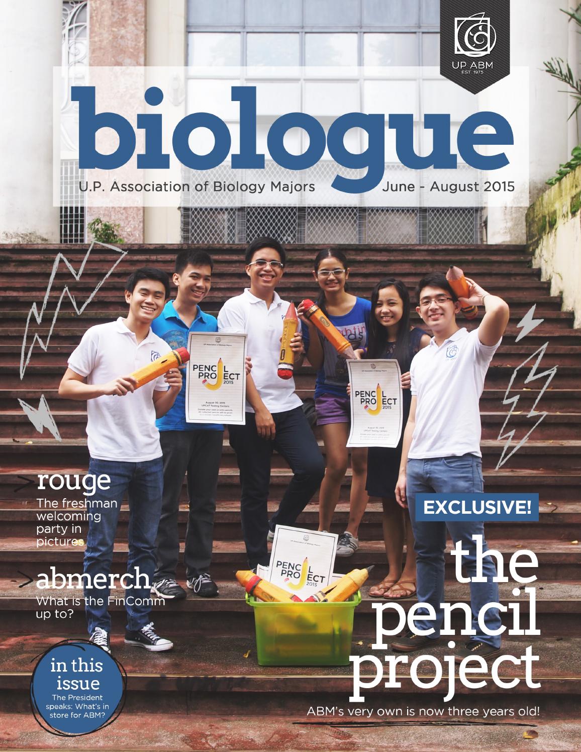 Biologue June - Aug 2015 by UP ABM Biologue - Issuu