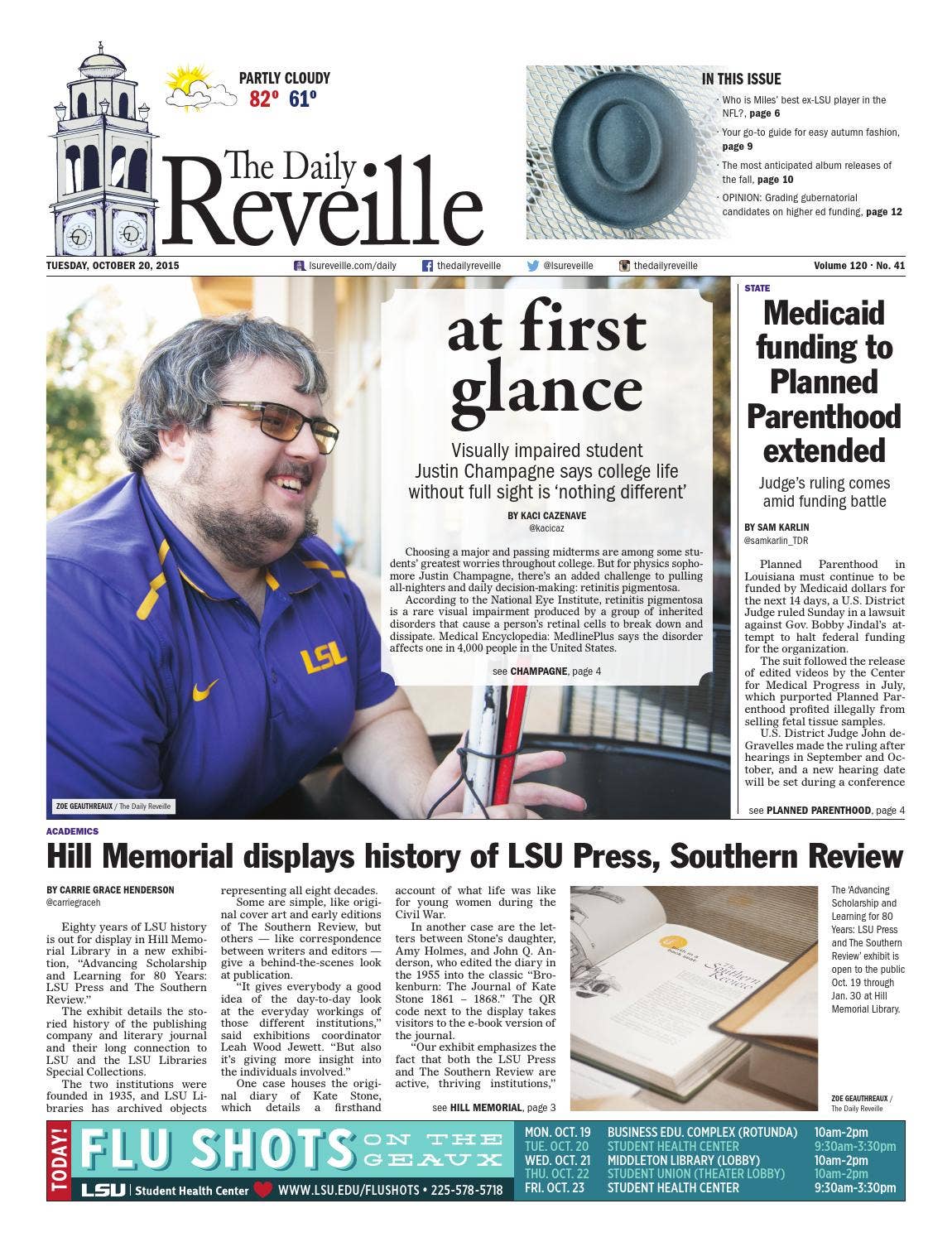 The Daily Reveille 10-20-15 by Reveille - Issuu