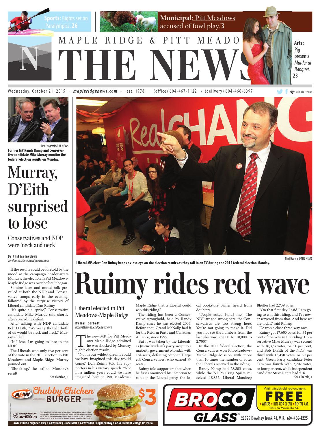 Maple Ridge News, October 21, 2015 by Black Press Media Group - Issuu