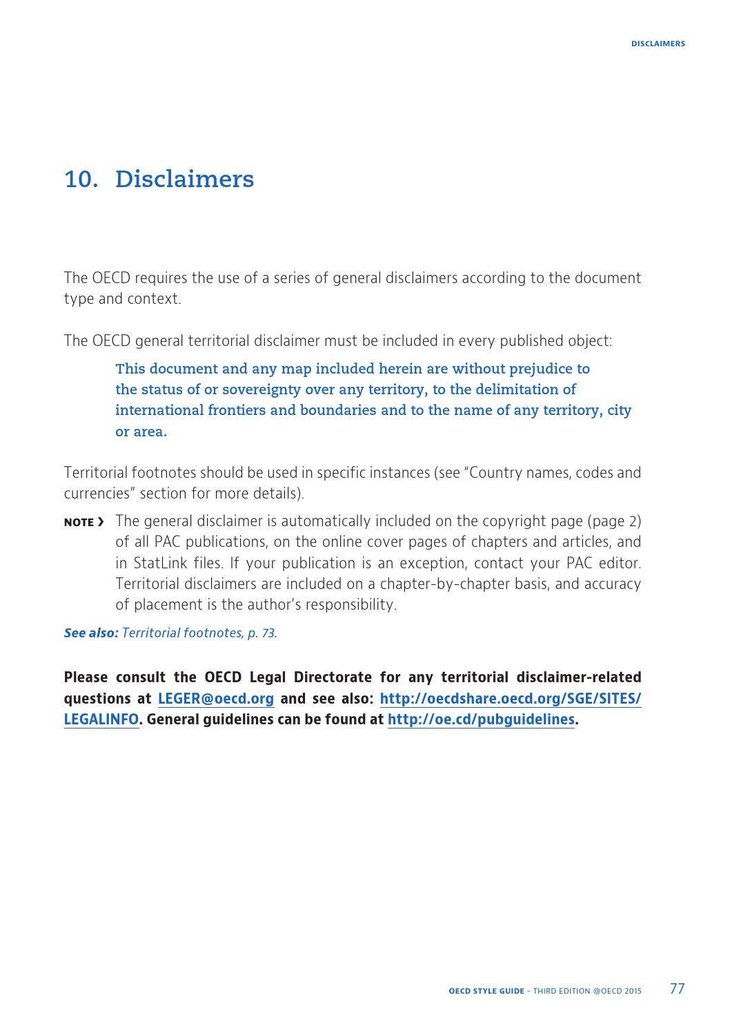 OECD Style Guide: Third Edition by OECD - Issuu
