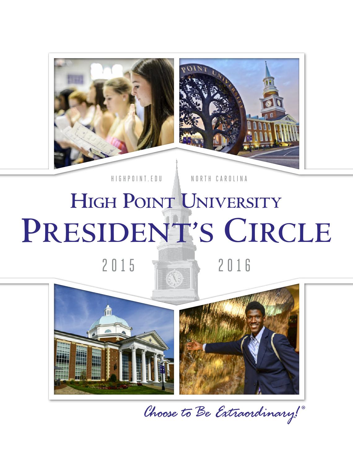 HPU President's Circle by High Point University - Issuu