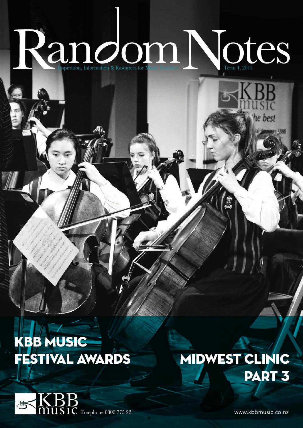 Random Notes - Term 4, 2015 by NZ Rockshop & KBB Music - Issuu