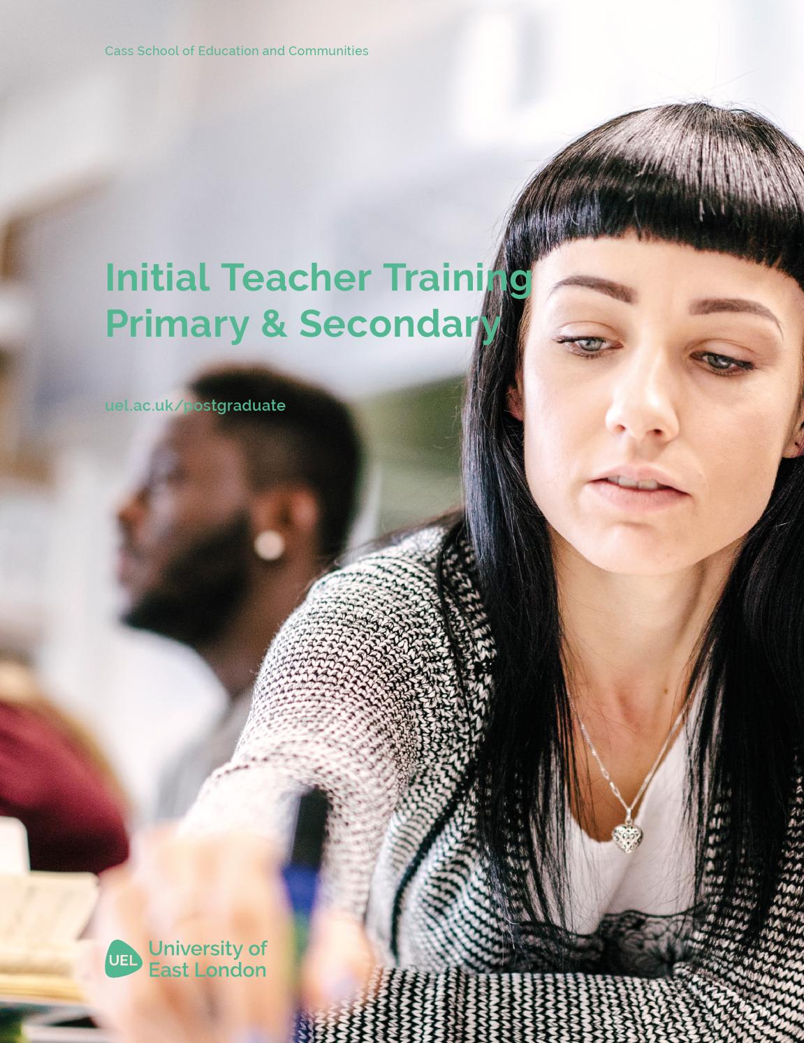 Initial Teacher Training - Primary & Secondary by University of East ...