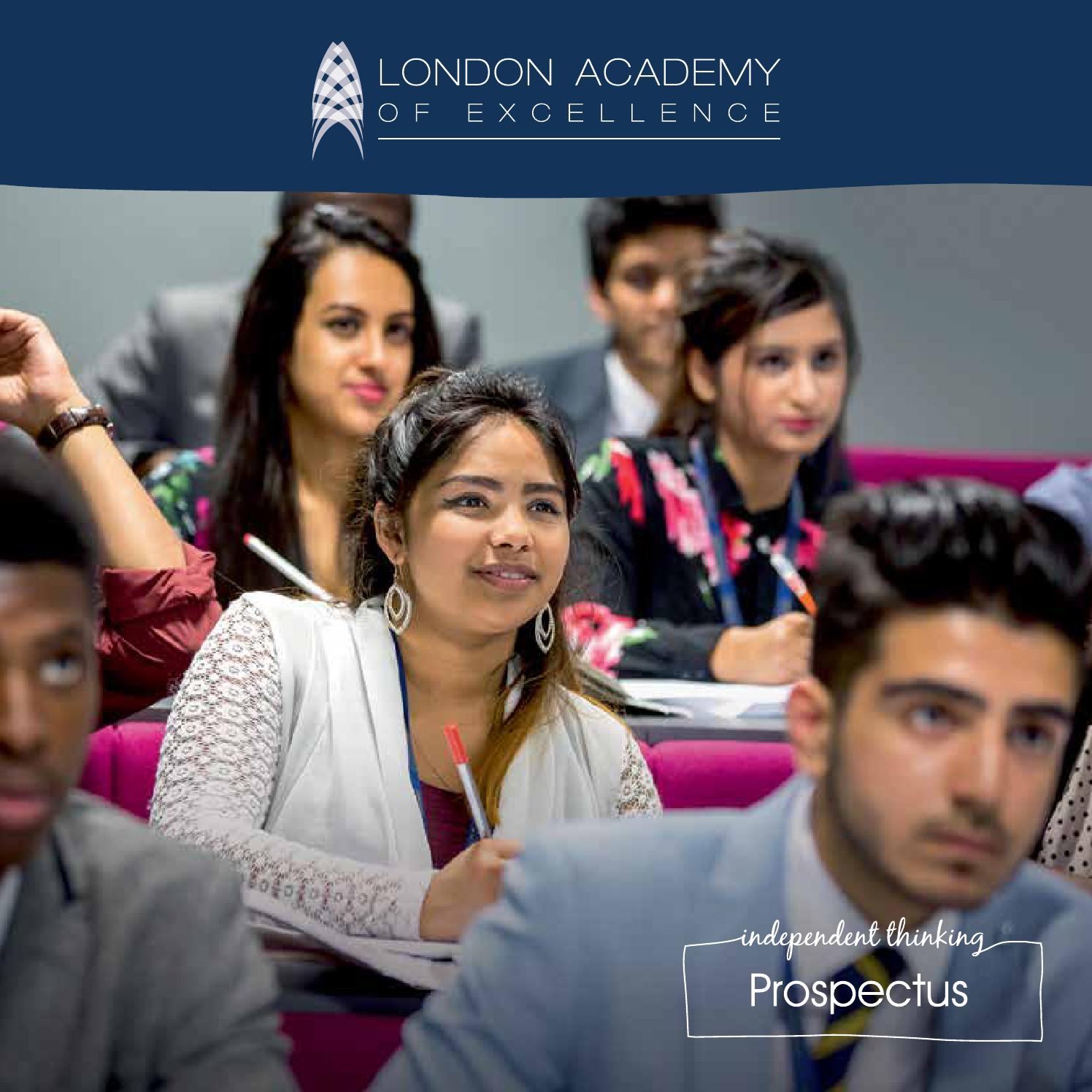 London Academy of Excellence Prospectus by Cleverbox UK Ltd - Issuu